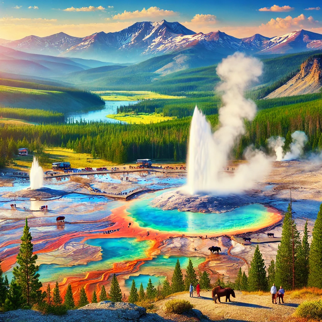 イエローストーン国立公園の世界遺産登録理由、場所、特徴、服装ガイド - 世界遺産探訪：旅行ガイドと検定問題ガイド